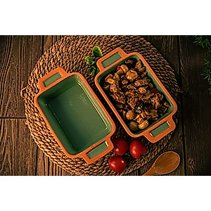 LUKSYOL Handmade Terracotta Rectangular Oven Tray - Authentic Mexican Pottery for Tajine, Moroccan, Indian Cooking | Oven-Safe Clay Pan for Baking and Slow-Cooking | Lead-Free and Versatile Clay Cookware