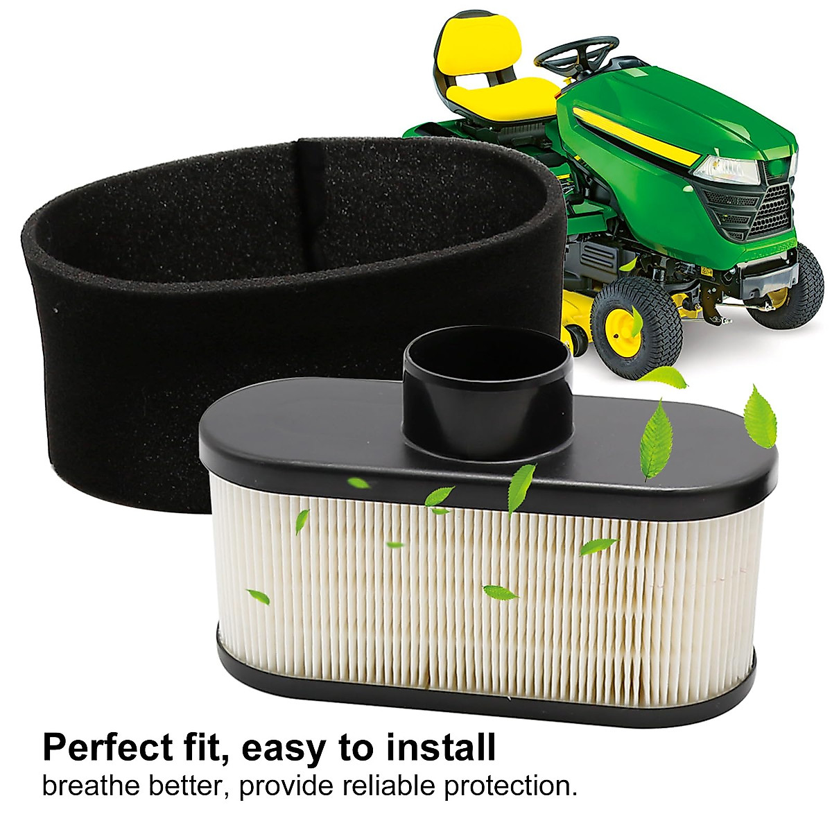 11013-7047 Air Filter 49065-7007 Oil Filter Tune Up Kit Replacement for Kawasaki FR651V FR691V FR730V FS481V FS541V FS600V FS651V FS691V FS730V 4-Cycle Engine Lawn Mower Tractor (Set B)