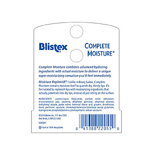 Blistex Complete Moisture Lip Balm, 4 pack