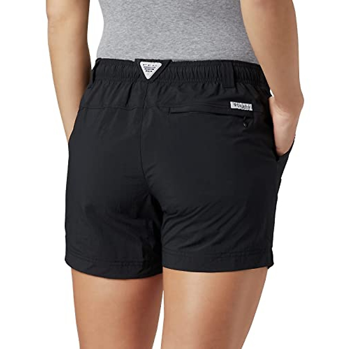 Columbia Women's Backcast Water Short, Black, 3xx5