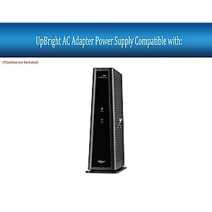 UpBright 12V AC/DC Adapter Compatible with Arris SBG 8300 SBG8300-RB Surfboard DOCSIS 3.1 Cable Modem & Wi-Fi Router P/N SBG00DA78300 NBS36D120300 DC12V 3A 12.0V 3.0A Power Supply Cord Cable Charger