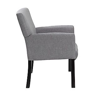 Boss Office Products Contemporary Guest Chair in Grey