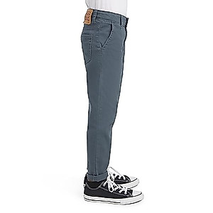 Levi's Boy's 502 Regular Taper Fit Chino Pants, Dark Slate, 10