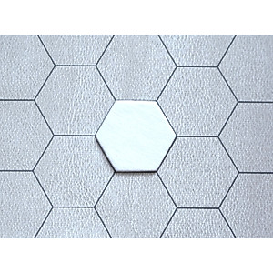 Value Pack of 200 - Blank 1" Hexagon Hex Board Game Chits Tiles Counters Markers DIY D&D