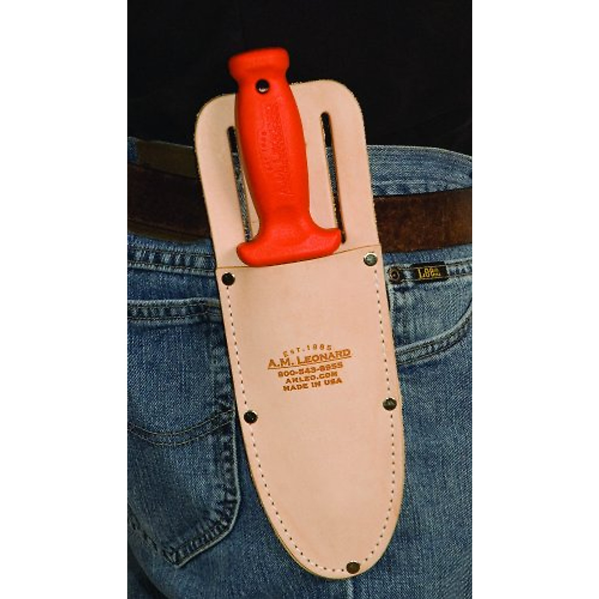 A.M. Leonard Leather Sheath for Soil Knife (Hori Hori Not Included)