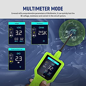 MR CARTOOL Circuit Tester B550 12V 24V Automotive Power Circuit Probe Test Voltage Activating Components Tool for Vehicle Motocycle