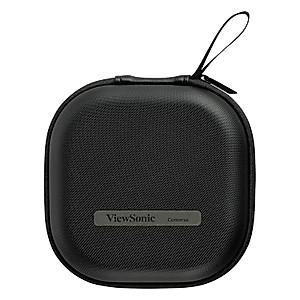 ViewSonic VB-AUD-201 Portable Wireless Conference Speakerphone with 360 Omnidirectional Sound Pickup, Reverse Charging, Bluetooth 5.0, Noise Cancellation for Home Office and Remote Meetings