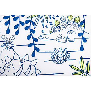 modern-twist 10 x 14" Reusable, Waterproof Coloring Mark-Mat Sheet for Kids, 100% Food-Grade Silicone, Pack of 1, Dino Maze