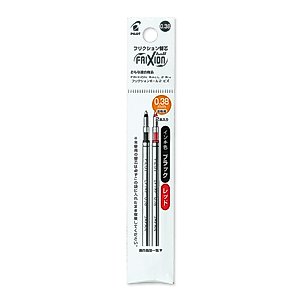 Pilot Refill for Frixion Ball Biz 0.38, 2 Pieces, Black, Red (LFBTRF40UF-2C)