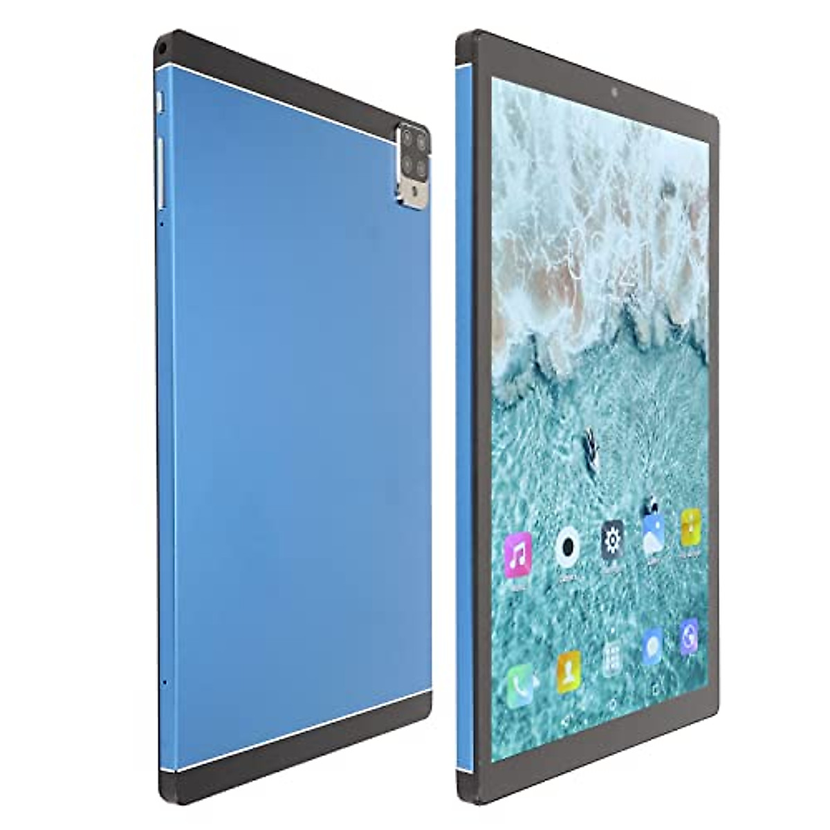 Haofy Blue Tablet 3 Card Slots Dual Camera 2560x1600 2.4GHz 5GHz WiFi HD Tablet 10.1 for Studying (US Plug)
