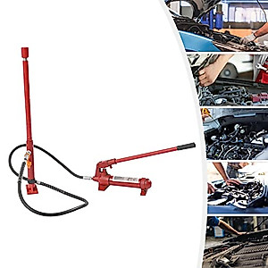4Ton Portable Hydraulic Jack,Portable Hydraulic Jacks Body Frame Power Repair Kit Auto Shop Tool Lift Ram,for Automotive Body and Frame, Truck, Farm and Heavy Equipment Maintenance