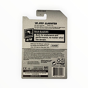 Hot Wheels '20 Jeeps Gladiator, [Tan] 157/250 Baja Blazers 4/10