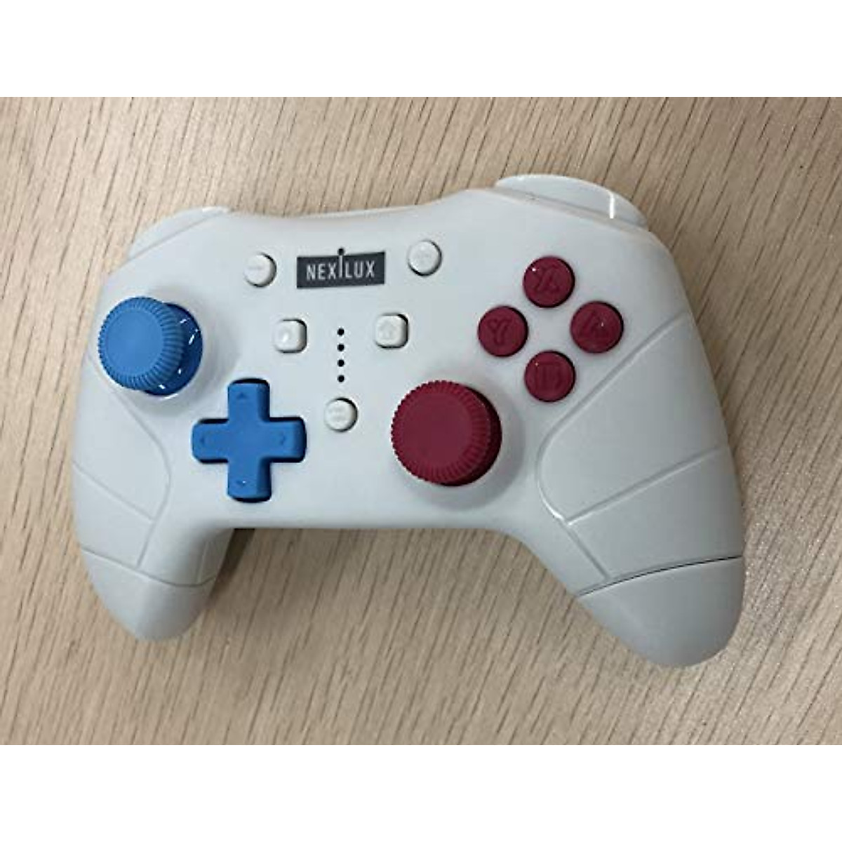 NEXiLUX Wireless Pro Mini Controller Compatible with Nintendo Switch (Motion Sensor & Turbo Enhanced), PC, Android Phone and Android TV - Light Gray (NXL-95227)