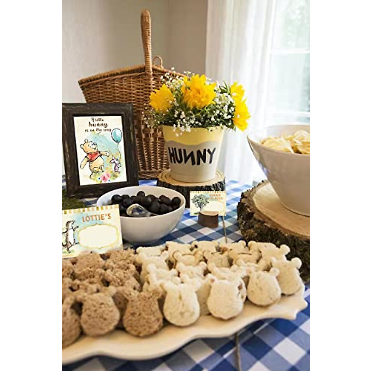 Classic Winnie Food Labels Food Signs 12 Pcs The Pooh Food Decor For Baby Shower Perfect Pooh Bear Birthday Party Favors Centerpieces For Tables