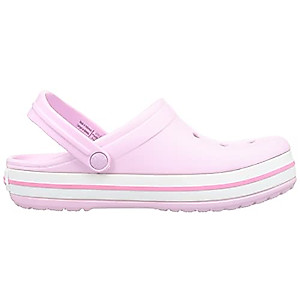 Crocs Unisex-Child Crocband Clogs (Todder Shoes), Ballerina Pink, 10 Toddler