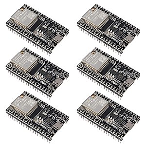 Dorhea 6PCS ESP32-DevKitC Core Board ESP32 Development Board ESP32-WROOM-32U Wireless WiFi Development Board Amplifier Filter Module