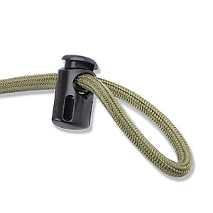 DYZD Plastic Cord Locks End Spring Stop Toggle Stoppers Multi-Colour (10PCS, Grey)