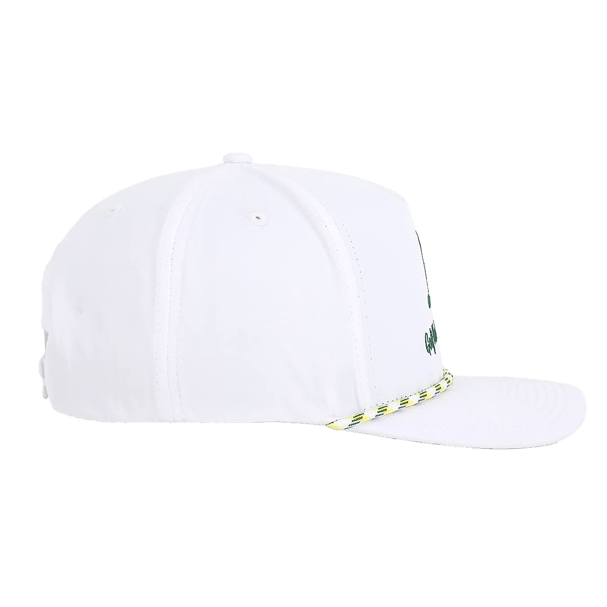 Golf Made Me Do It Ace Rope Hat - Adjustable Snapback Golf Hat, One Size Fits All (White/Green/Red)