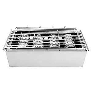 Efficient Heating Outdoor Portable Gas Grill BBQ Grill with Stainless Steel Griddle 4 Burners Grill for Outdoor Backyard, Garden, Patio, Balcony