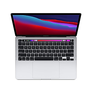 MacBook Pro 13.3 inches Laptop - Apple M1 chip - 8GB Memory - 512GB SSD - Silver (Renewed)