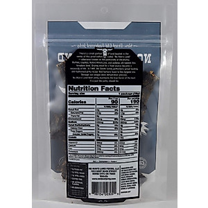 No Man’s Land MILD Beef Jerky High Protein Low Calorie Low Carb Beef Snack 2.0oz Bag