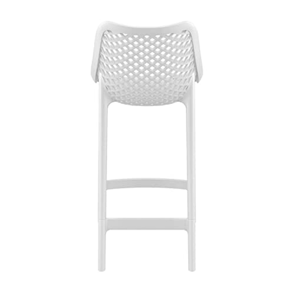 Compamia Air Patio Counter Stool in White (Set of 2)