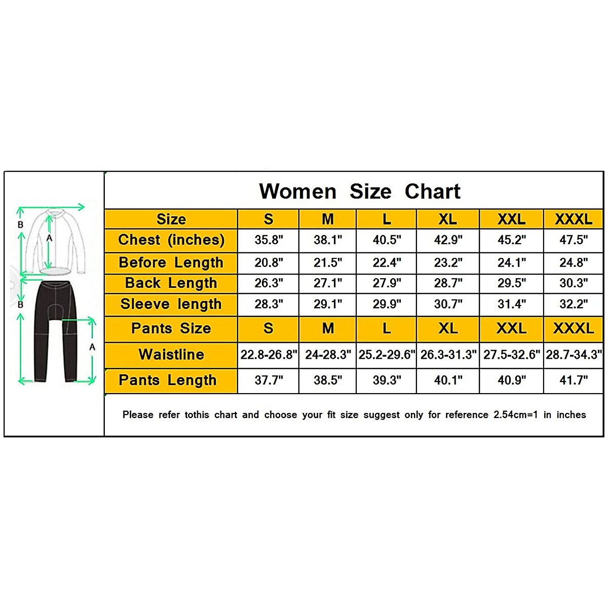 MILOTO Cycling Jerseys Long Sleeve Women Biking Shirts Team Bike Clothing(AA,Medium)