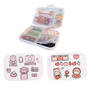 8 Compartments Travel Pill Organizer Moisture Proof Small Pill Box for Pocket Purse Daily Pill Case Portable Medicine Vitamin Holder Container