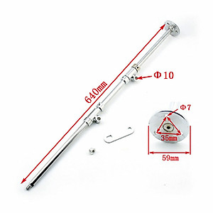 Front Steering Wheel Kit Steering Wheel Tie Rod Ball Joint Gear Rack Shaft Kit For 168CC ATV Go Kart Quad