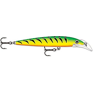 Rapala Scrdhj10': Scatter Rap Deep Husky Jerk 10 Firetiger, SCRDHJ10FT