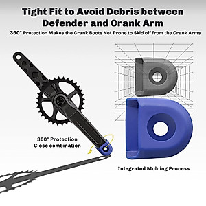 Racrank Crank Boot Protectors Combo Multiple Color, Bicycle Crank Arm Protectors, Universal Crank Boots for Mountain Bike Road Bike, Pack of 10