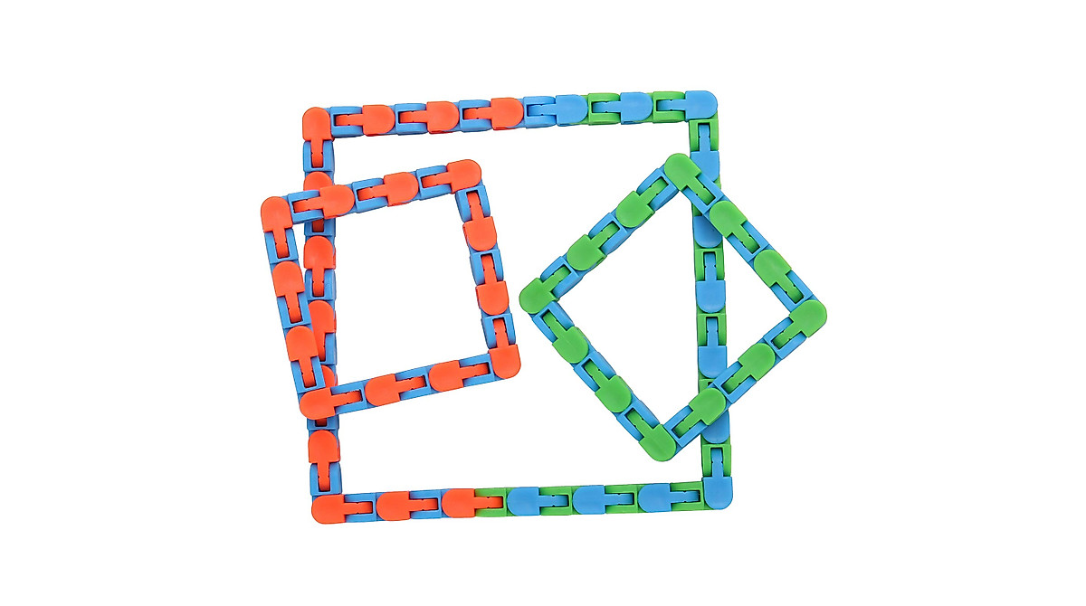 Snap & Click Wacky Tracks Fidget Toys - 6-Pack Stress Relief