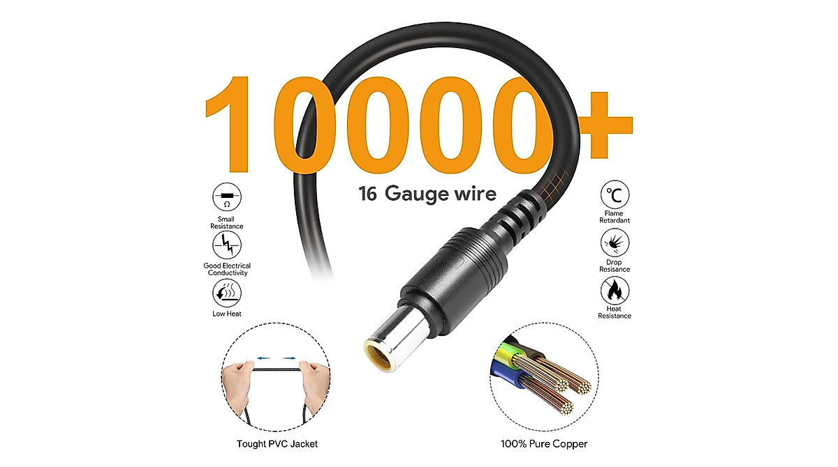 MJPOWER Car Charger for Jackery Power Stations