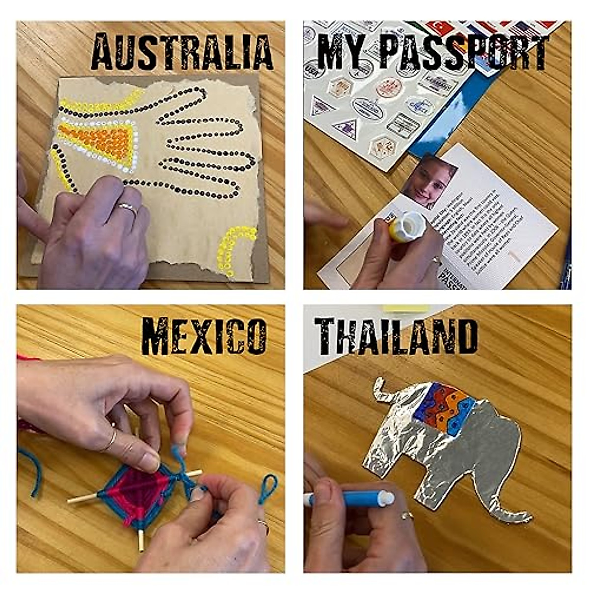 My World Advent Calendar 2024 - visit 24 countries, explore different cultures, create original Arts & Crafts from each country! Ages 9+