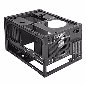 SilverStone Technology SUGO 14, SG14, Black, Mini-ITX Cube Chassis, Supports 3 Slot Full Length GPUs/ATX PSU / 240mm AIO, 4 Removable Panels, SST-SG14B