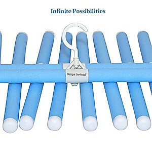 Feel Kozi No Bumps Hangers - Sweater Hangers No Shoulder Bump - Padded Hangers and Foam Hangers for Wet Clothes - No Slip Hangers for Jerseys - Flexible, Bendable