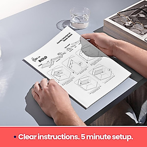 Expandable Closet Tension Shelf Storage Rack - No Drill Cabinet Shelf | Tension Rod Shelf for Closet No-Slip | 17-27.5" - Shelf Divider Horizontal - Adjustable Tension Shelf for Cabinet (NO Damage)