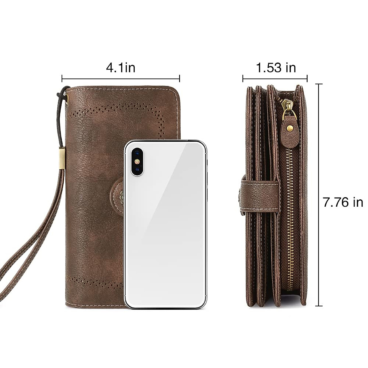 CLUCI Women Backpack Bundle with Women Wallet