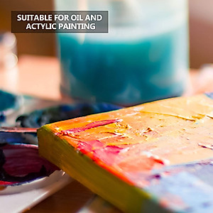 10 Pack Canvas Panels 16" x 12" Rectangle 40 X 30CM 100% Cotton White Blank Stretched Canvas Boards for Painting Craft Drawing Acrylics Canvas Art Board Acrylic Oil Paint DIY Kids Children Adults