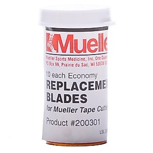 Mueller Economy Tape Cutter, Replacement Blades Pack of 10