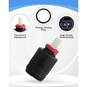 Nahntaipy 40PHF-2 Pressure Balance Cartridge, Shower Cartridge Replacement Fit for Shower Faucet, Cartridge Only 40mm