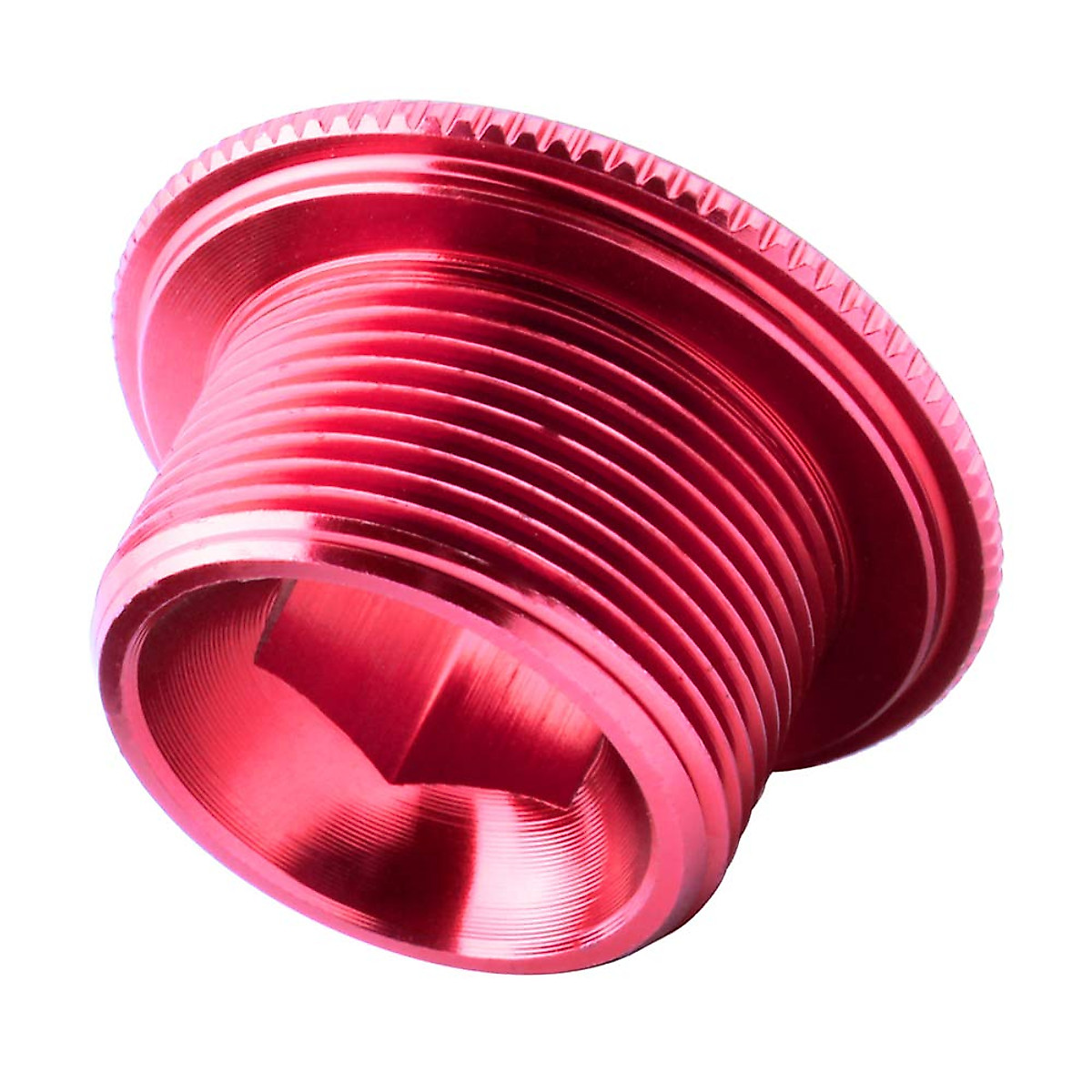 Saipe 2 Pcs Bicycle Crank Screws M20 Crank Arm Screws Crank Fixing Bolt Aluminum Alloy CNC Crankset Screws for MTB Mountain Road Bike Riding (Red)