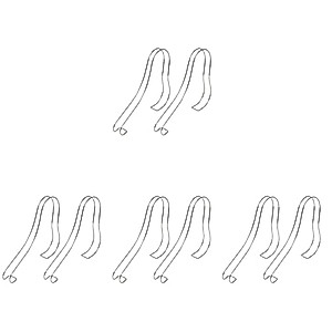 ULTECHNOVO 8pcs Steel Storage Shoes Sandal Display, Silver Boot Shaper Insert Display Hig Organizers Racks, High Stands Stainless Shop Womens Store Supports Shoe Forms: Inserts Showcase