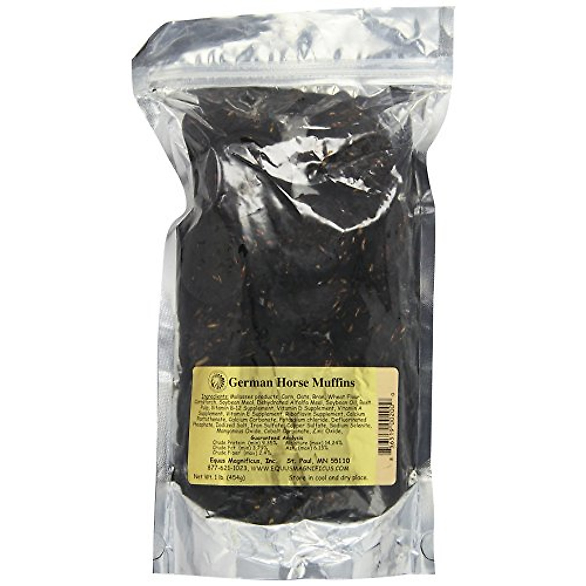 Equus Magnificus German Horse Muffins in Ziploc Pouch, 1-Pound