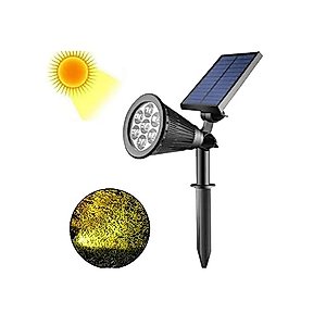 TEULN Led Solar Spotlight 7 Color Changing 180 Degree Adjustable Outdoor Garden Landscape Decorative Light (Color : D)