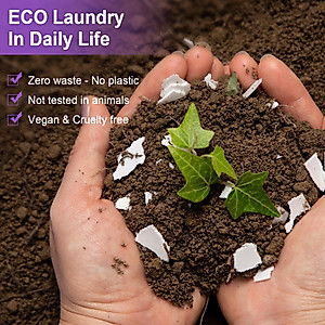 Binbata Laundry Detergent Sheets, 200 Loads Lavender Scent Hypoallergenic Eco-Friendly Laundry Sheets, Biodegradable Plastic Free Liquidless Laundry Sheets Detergent Suitable for Sensitive Skin