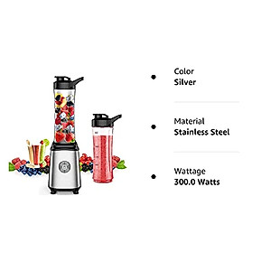 Single Serve Blender, Personal Blender for Smoothies and Shakes, Smoothies Blender with an Tritan BPA-Free 20Oz Travel Bottle
