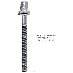 ROSS Percussion 7/32 * 110mm Tension Rods for Bass Drum - 8 Pack