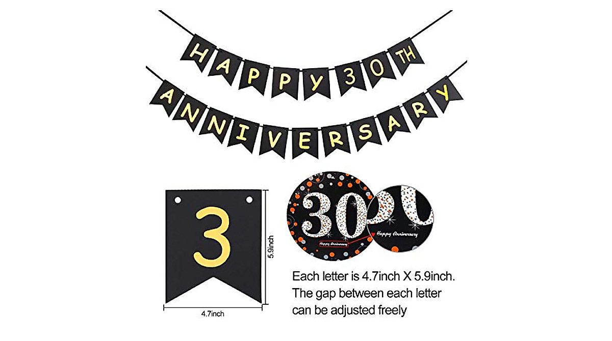 Celebrate with Yoaokiy 30th Anniversary Decorations