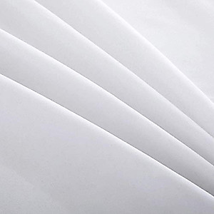 Luxury Egyptian Cotton 500 Thread Count 4 Pieces Bed Sheet Set - Premium Sateen Weave - Silky Smooth - Fits Upto 10-12 Inches Deep Pocket - Hotel Collection - Full Size (White)